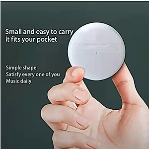 Wireless Earbuds, Bluetooth 5.2 Earbuds with Immersive Sound and Deep Bass, Wireless Stereo Headphones with Microphone