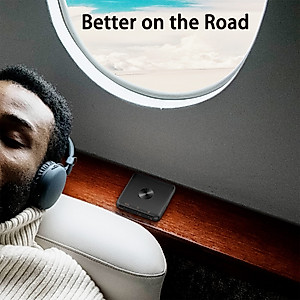 Kipcush White Noise Bluetooth Transmitter, with 20 High Fidelity Soundtracks, Portable White Noise Machine for Apple Earphones only, Long Life Rechargeable Battery, Apple Earphone Accessories