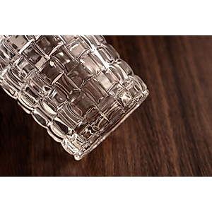 NiLor Clear Water Glasses Drinking Glasses 12 Ounce, Whiskey Glasses set of 6 Wine Glasses Highball, Good for Party Wedding