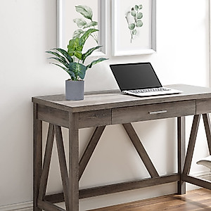 GTIDEA 16 Inch Fake Potted Plants Decor Small Artificial Greenery in Pot Faux Outdoor Plant for Home Indoor Office Table Bathroom Garden Decor