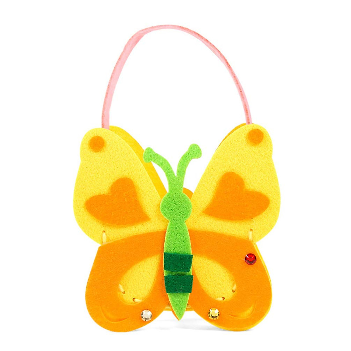 TOYANDONA 6Pcs Sewing Kit for Kids, Creative Kids Handbag Cartoon Nonwoven DIY Handbag Kit for Girls Kit Crafts and Arts