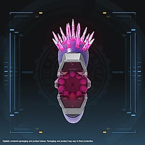 Nerf LMTD Halo Needler Dart-Firing Blaster, Light-Up Needles, 10-Dart Rotating Drum, 10 Nerf Elite Darts, Game Card with in-game Content