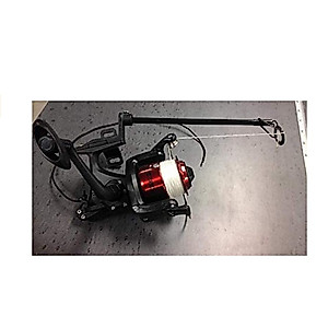 Bowfishing Fiber Glass Rod Slingshot Fishing Real Seat Attachment Spin Cast Reels Breakout Power Rod Shoot Through Rod , 1PC/PK (Black), 300mm