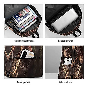 Travel Casual Backpack for Women/Girls/Boys/Mens Anime Daypack Cartoon School Bag Gifts