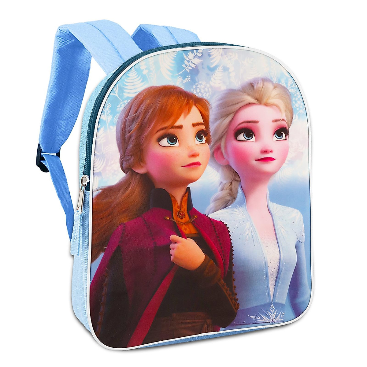 Disney Bundle Disney Frozen Elsa Backpack Set For Girls - 4 Pc Bundle With Deluxe 15inch Frozen School Bag,Water Bottle,Frozen Stickers,And More,Frozen Princess School Supplies For Kids