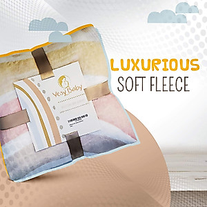 Milestone Blanket Baby Boy or Girl- Baby Monthly Milestone Blanket +Frames- 60"x40" Rainbow Milestone Blanket for Monthly Baby Milestone-Baby Monthly Milestone Blanket Girl-Baby Boy Milestone Blankets