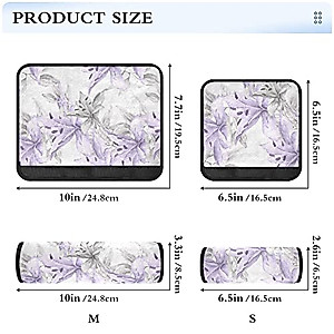 Lilies Flowers Seat Belt Cover 2pcs Soft Car Seatbelt Covers for Kids Car Seat Belt Pad Car Accessories for Women Men Adults Girls Boys,S