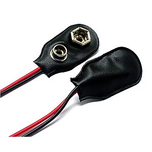 GCA 9V Battery Clip Connector，Battery Clip l Type (2Pcs)