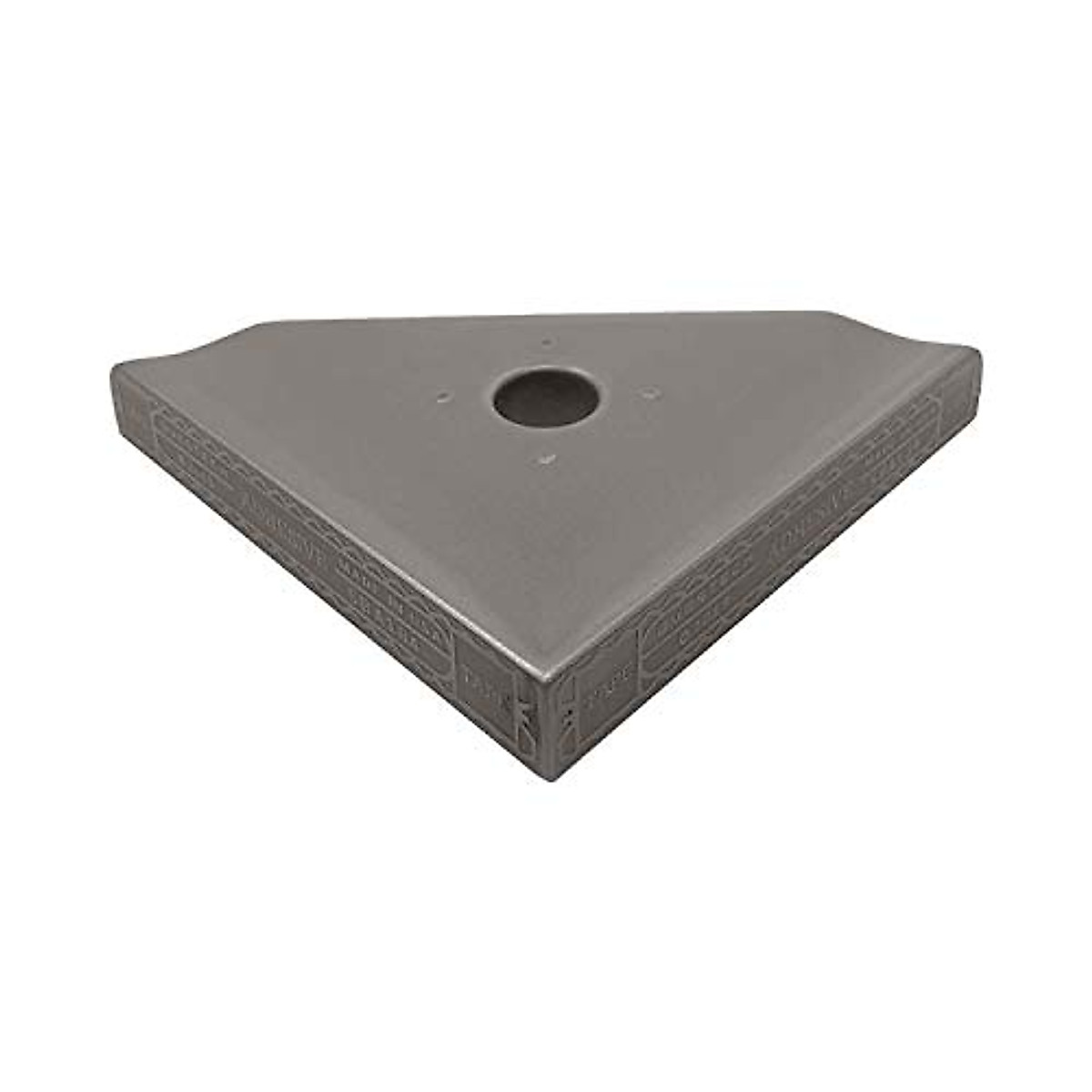 Questech Décor 8 Inch Corner Shower Shelf and 5 Inch Shower Caddy Soap Dish, Geo Flatback Wall Mounted Bathroom Shower Organizer, Brushed Nickel Finish