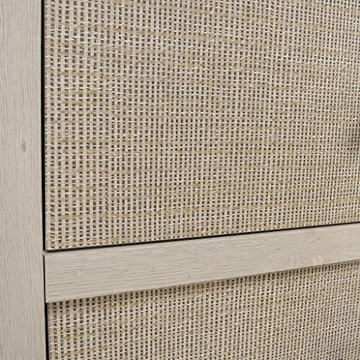 Sauder Pacific View Dresser, L: 28.78" x H: 17.48" x W: 44.213", Chalked Chestnut Finish