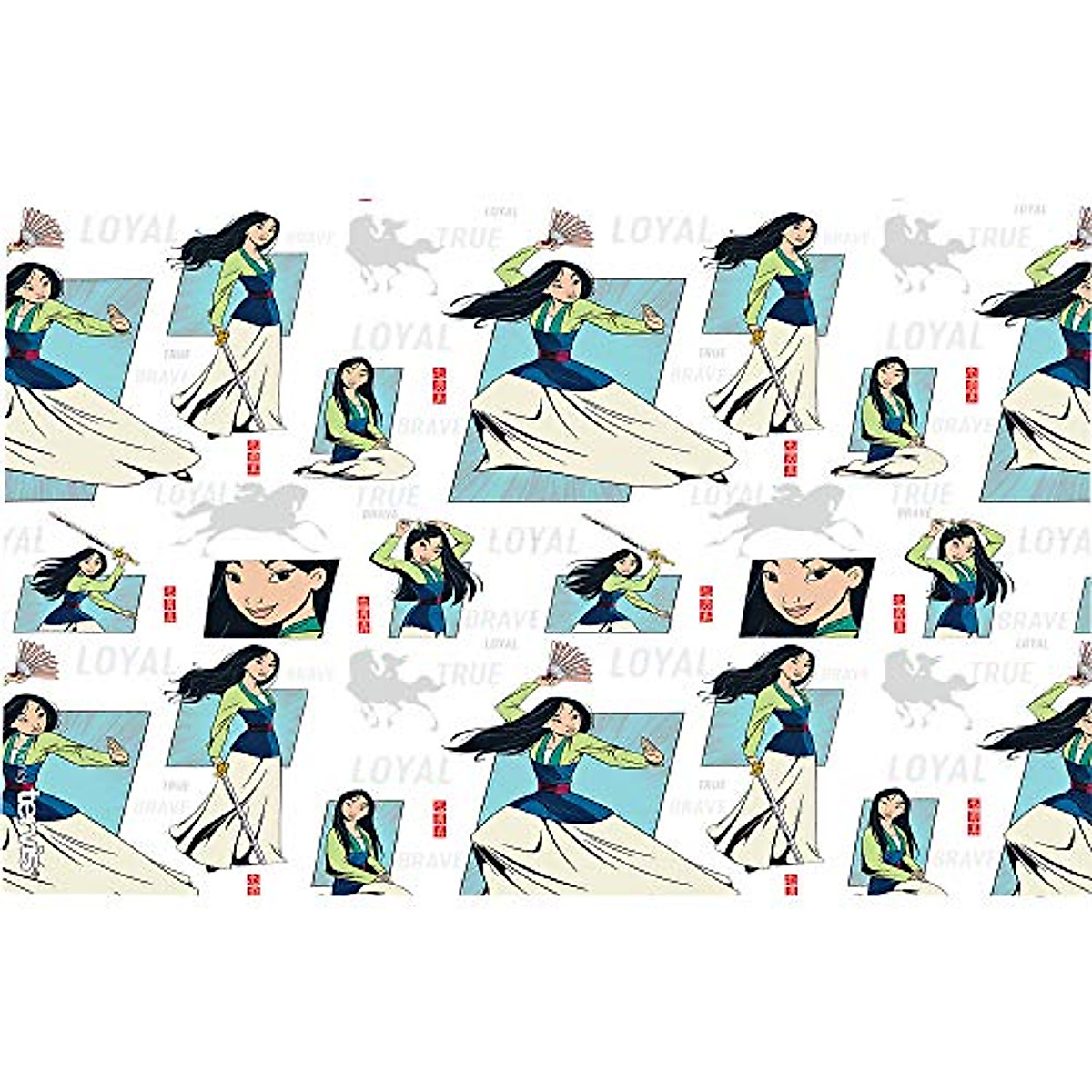 Tervis Made in USA Double Walled Disney - Mulan Collage Insulated Tumbler Cup Keeps Drinks Cold & Hot, 16oz, Collage