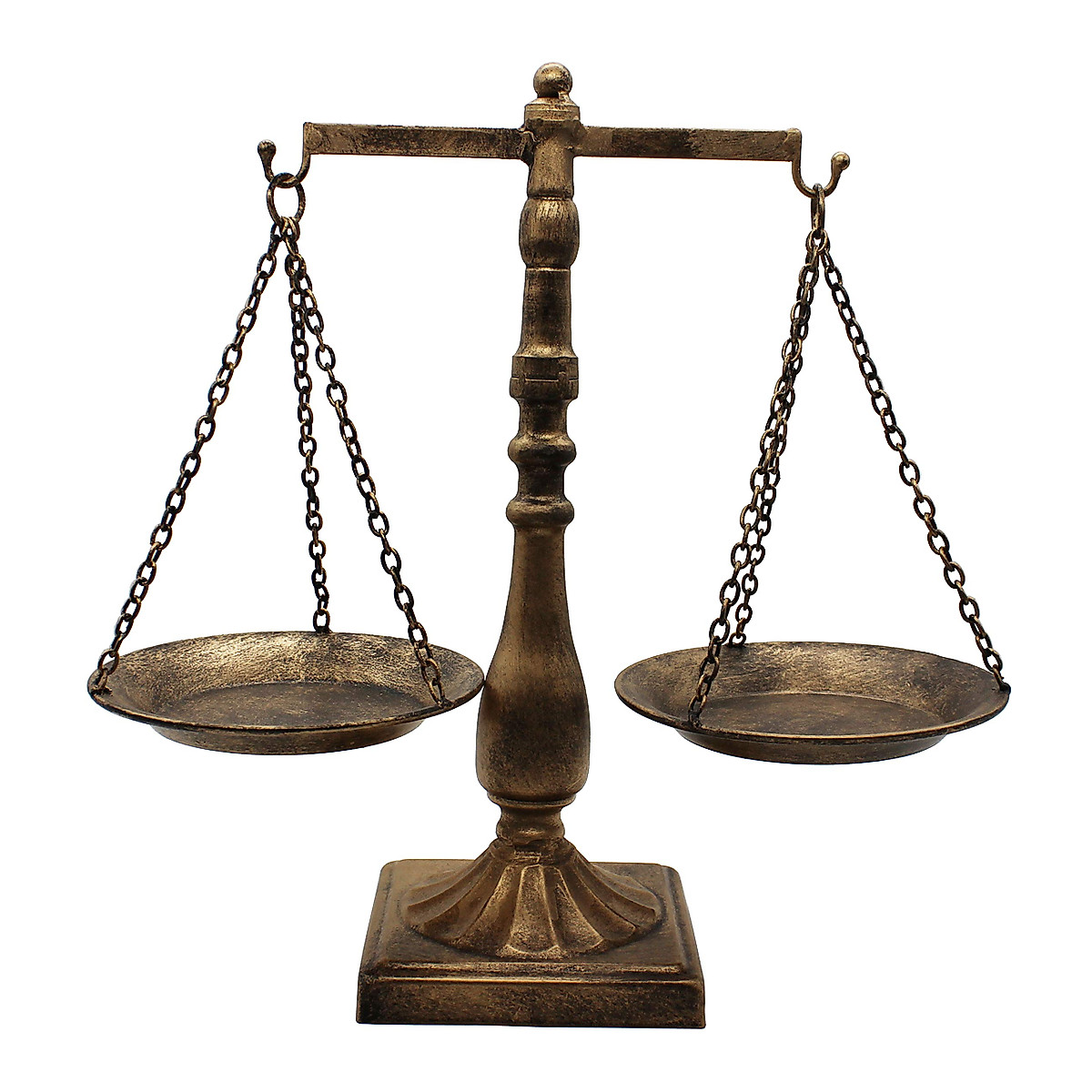 Vintage Style Metal Libra Jewelry Display Tray Cosmetic Organizer Storage, Bronze