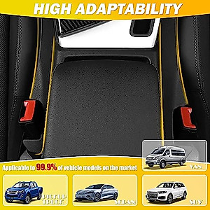 Uisky AA Car Seat Gap Filler 2 Pack, in Between Car Seat Catcher Black Car Accessories Interior Seat Gap Fillers with Seat Belt Holes car Gap Strip Stop Cellphone Wallet Keys Coins from Dropping