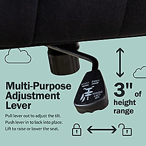 Desk Chair for Home Office Velvet Modern Accent Chair Upholstered Tufted Green Office Chair with Gold Base Swivel Wheels and Adjustable Height Armchair Study Work Stool Vanity Chair for Women, Girls