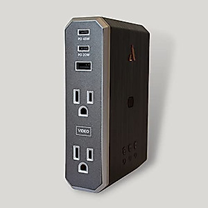 SAMSUNG QN55QN85CAFXZA 55 Inch 4K Neo QLED Smart TV with Dolby Atmos with a 7S-PS4-US1 4-Outlet Power with Omniport USB (2023)(USED)