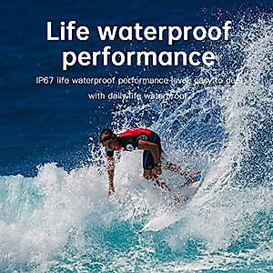 Yihou Fitness Tracker Military Smart Watch for Men Bluetooth Call Watch Message Reminder Waterproof Pedometer Step Counter Calorie Tactical Sport Smart Watch for Android Phones Compatible iPhone