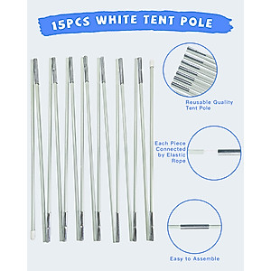 TEKXYZ Balloon Arch Stand Kit, 10FT Wide & 7.5FT High Adjustable Balloon Arch Frame, Ideal for Party Decorations, Not Include Balloons