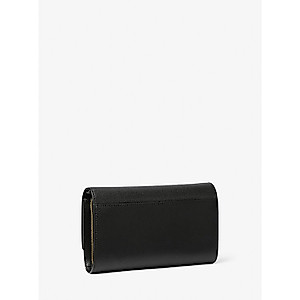 Michael Kors Jet Set Travel Multifunction Phone Crossbody Bag (Black))