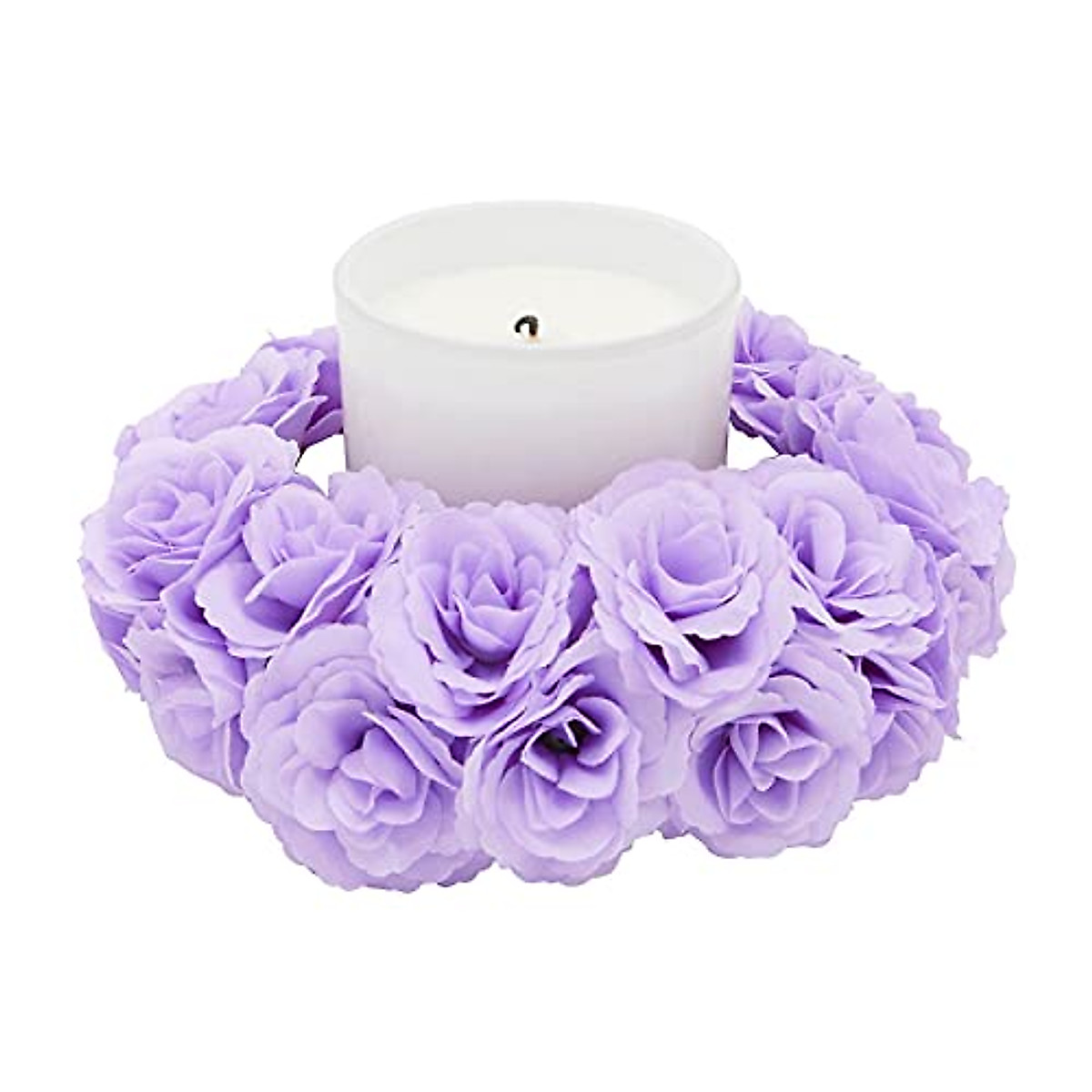 Mini Lavender Silk Artificial Flower Heads for Crafts, Decorations (2 in, 75 Pack)