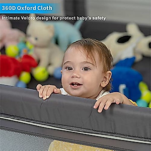 Baby playpen, Upgrade Play pens for Babies and Toddlers with Thickened Bottom, Sturdy Infant Activity Center Prevent Climbing Safe and No Gaps.(50”×50”)