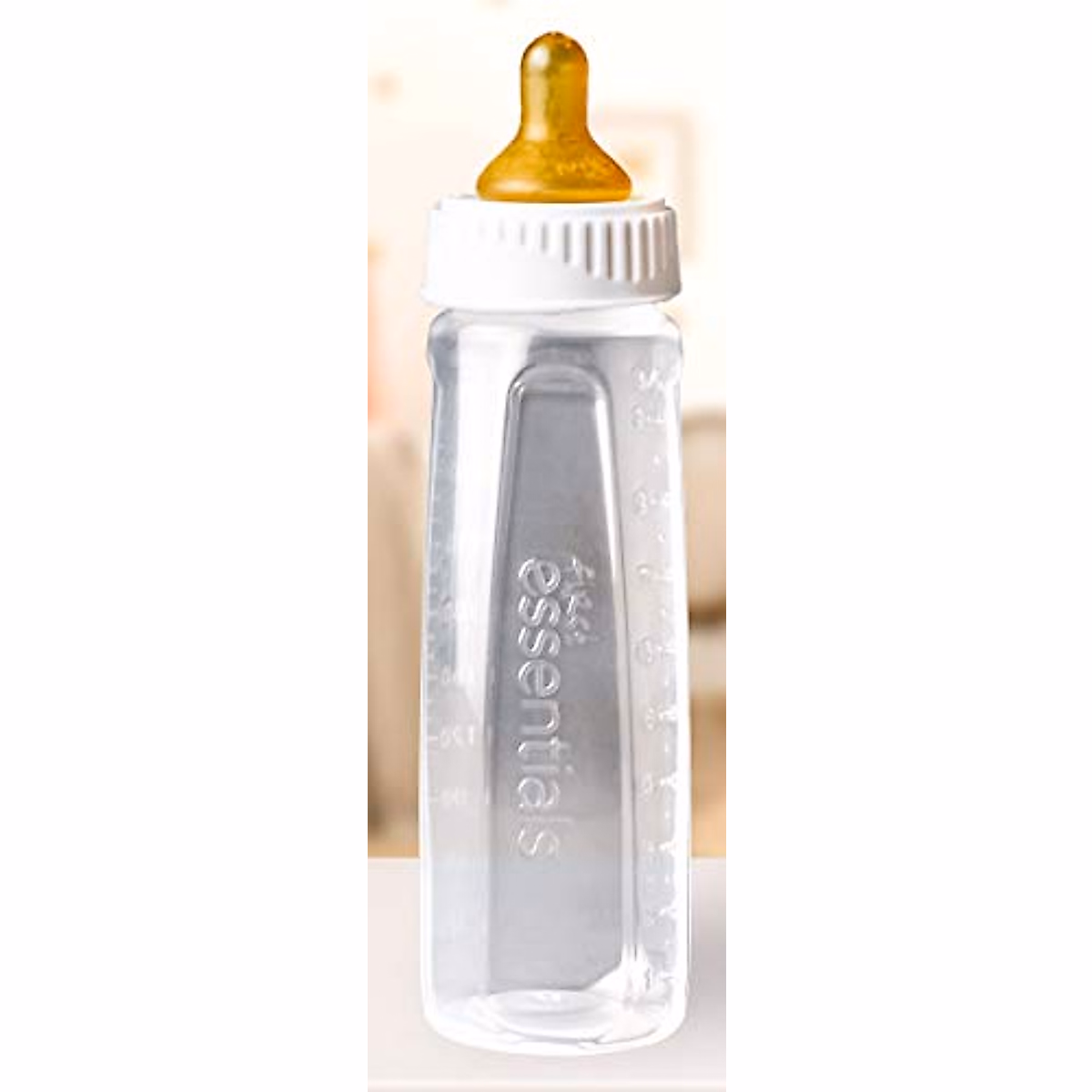 Gerber First Essentials Clear View BPA Free Plastic Nurser With Latex Nipple, Blue/Green, 9 Ounce, 3 Pack