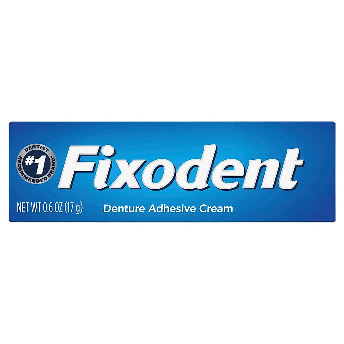 Fixodent Secure Denture Adhesive Cream, 0.6 oz (Pack of 2)