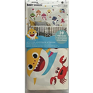 RoomMates RMK4303SCS Baby Shark Peel and Stick Wall Decals