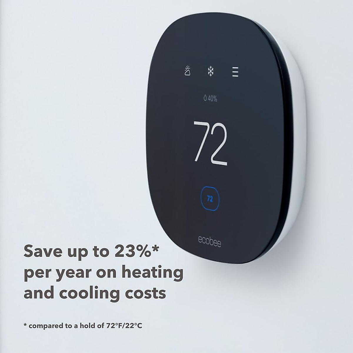 ecobee3 Lite Smart Thermostat with Whole Home Sensors Bundle (ecobee3 Lite Programmable WiFi Smart Thermostat, SmartSensor 1 Pack, SmartSensor for Doors & Windows 1 Pack) - Smart Home