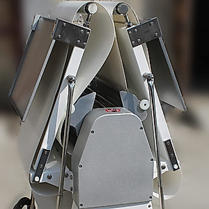 HayWHNKN Dough Sheeter Commercial Pizza Dough Roller Sheeter 20'' Reversible Foldable Dough Sheeter 0.06''-1.4'' Thickness Pasta Machine Croissant Pastry Danish Puff Pastry Bakery Roller 220V