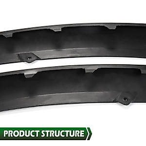 PIT66 Taillights Spoiler Lip Air Splitter, Compatible with 12-14 Focus Sedan/Hatchback 2Pcs Front Bumper Lip Spoiler Air Chin Splitter Lower Valance Panel