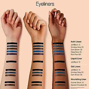 Neutrogena Intense Gel Eyeliner with Antioxidant Vitamin E, Smudge- & Water-Resistant Eyeliner Makeup for Precision Application, Dark Brown, 0.004 oz