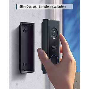 eufy security, Battery Video Doorbell Kit, Wire-Free Doorbell, Free Wireless Chime, Wi-Fi Connectivity, 1080p-Grade Resolution, No Monthly Fees, 120-day Battery, AI Detection, 2-Way Audio