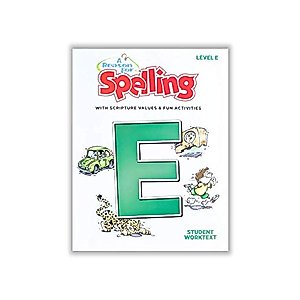 5th Grade Spelling Student Workbook Level E by A Reason For - Fifth Graders Practice Workbooks for Words, Vocabulary & Comprehension Skills - Kids Help Books for Homeschool, Classroom, & Home