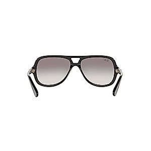 Ray-Ban RB4162 Aviator Sunglasses, Black/Grey Gradient, 59 mm