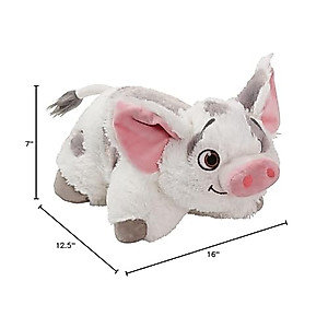 Pillow Pets Disney Moana Stuffed Animal Plush Pillow Pet 16", Pua , White