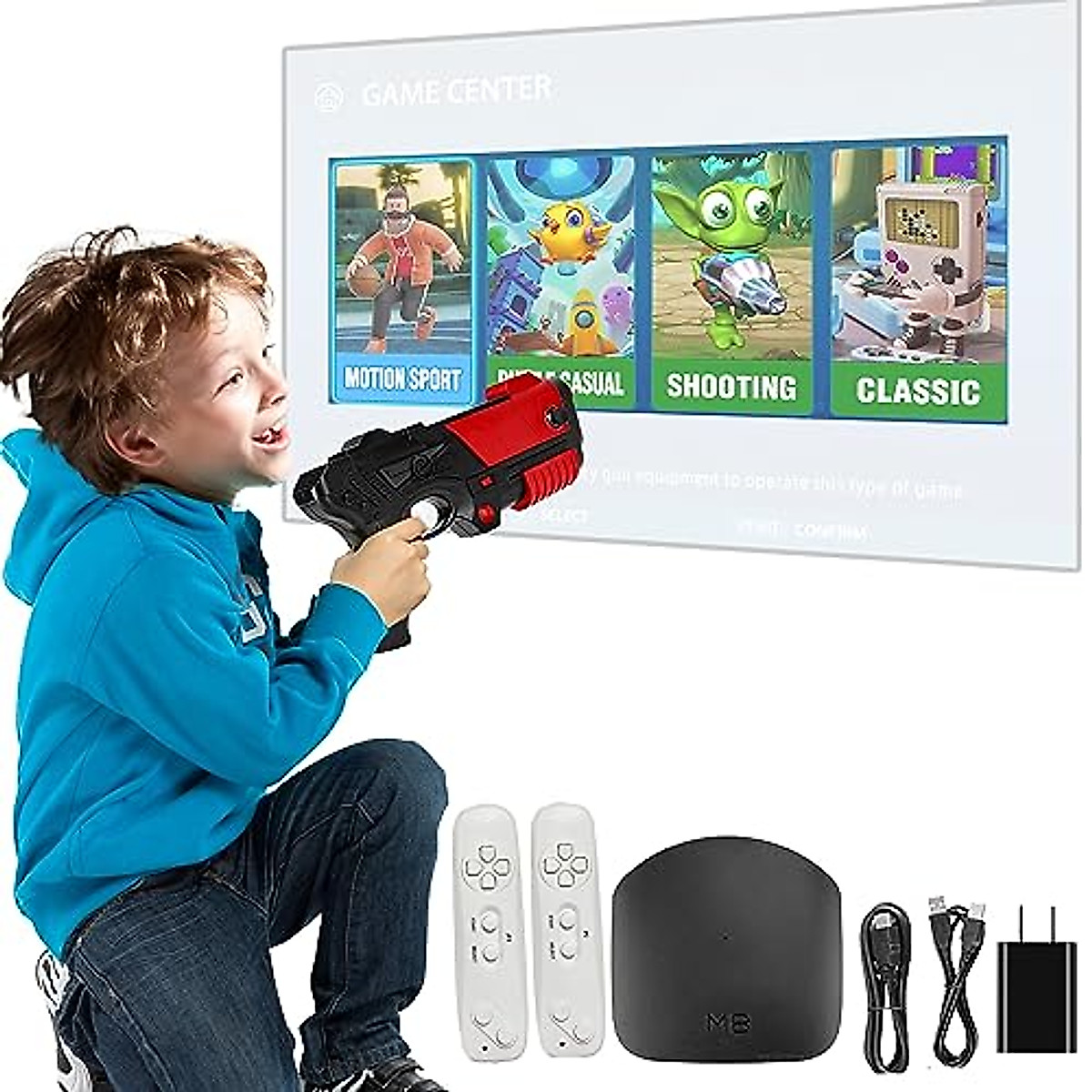 TV Game Console,Retro Video Games Console for Kids Adults Built-in Classic TV Games Console Support TV HDMI Output ,2 Handheld Wireless Game Controllers,Birthday Xmas Gift for Boys Girl 4-12