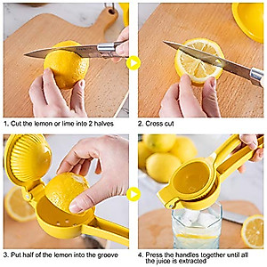 Buzazzy Metal Lemon Squeezer Lemon Juicer Lime Squeezer, Manual Juicer Citrus Squeezer, Premium Quality Hand Juicer