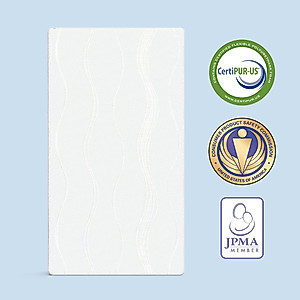 Child Craft Dream Catcher Infant Crib Mattress and Toddler Mattress, Waterproof and Machine Washable Cover with Non-Toxic Fire Barrier, CertiPUR-US Certified (5" Thick)