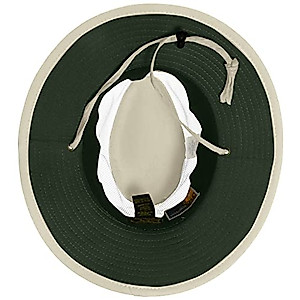 Dorfman Pacific Co. Men's DPC Outdoors Solarweave Treated Cotton Hat, Oatmeal, Medium