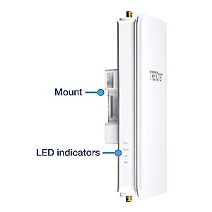 TRENDnet 5 DBI Wireless AC1300 Outdoor PoE+ Omni-Directional Access Point, TEW-841APBO, 4 X 5 DBI Omni Directional Antennas, Point-to-Point & Point-to-Multi-Point WiFi Bridging, IEEE 802.3AT PoE+