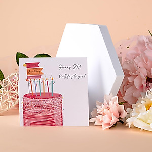 21st Birthday Gifts for Her, Happy 21 Year Old Gifts for Her, 21st Birthday Baskets for Daughter Sister Friend, Gifts for 21st Birthday Female Born in 2003, 21 Fabulous