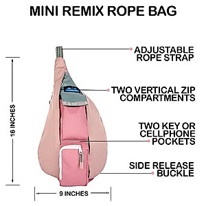 KAVU Mini Rope Remix Bag Sling Pack - Rosebud
