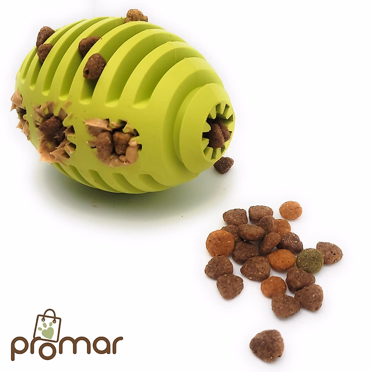 Promar Dog Chew Toys for Aggressive Chewer - Dog Ball Treat Dispenser Toys for Large Dogs and Medium Dogs Dog Puzzle Toys Dog Dental Toys Dog Slow Feeder Toy for Dog Interactive.