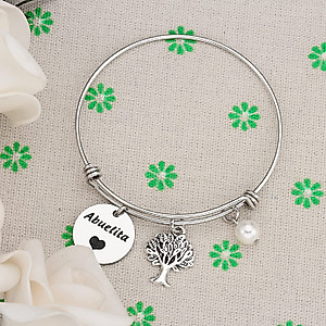 AHAETH Abuelita Gifts Bracelet for Women in Spanish Jewelry Abuela Present Best Abuelita ever Bracelets Abuelita Bracelet
