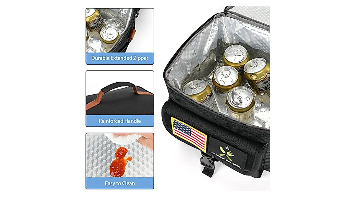 LOKASS Tactical Lunch Box - Insulated & Expandable Cooler