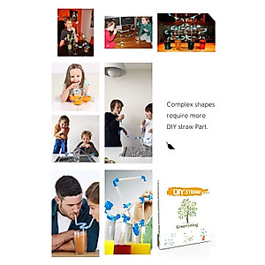 Silly Kids Fun Glasses Straws 10 sets, Crazy Fun Heart Drinking Straws for kids, Curly Round Heart Funny Straws for Children Adult, Party Competition Game Straw Novelty Plastic Straws