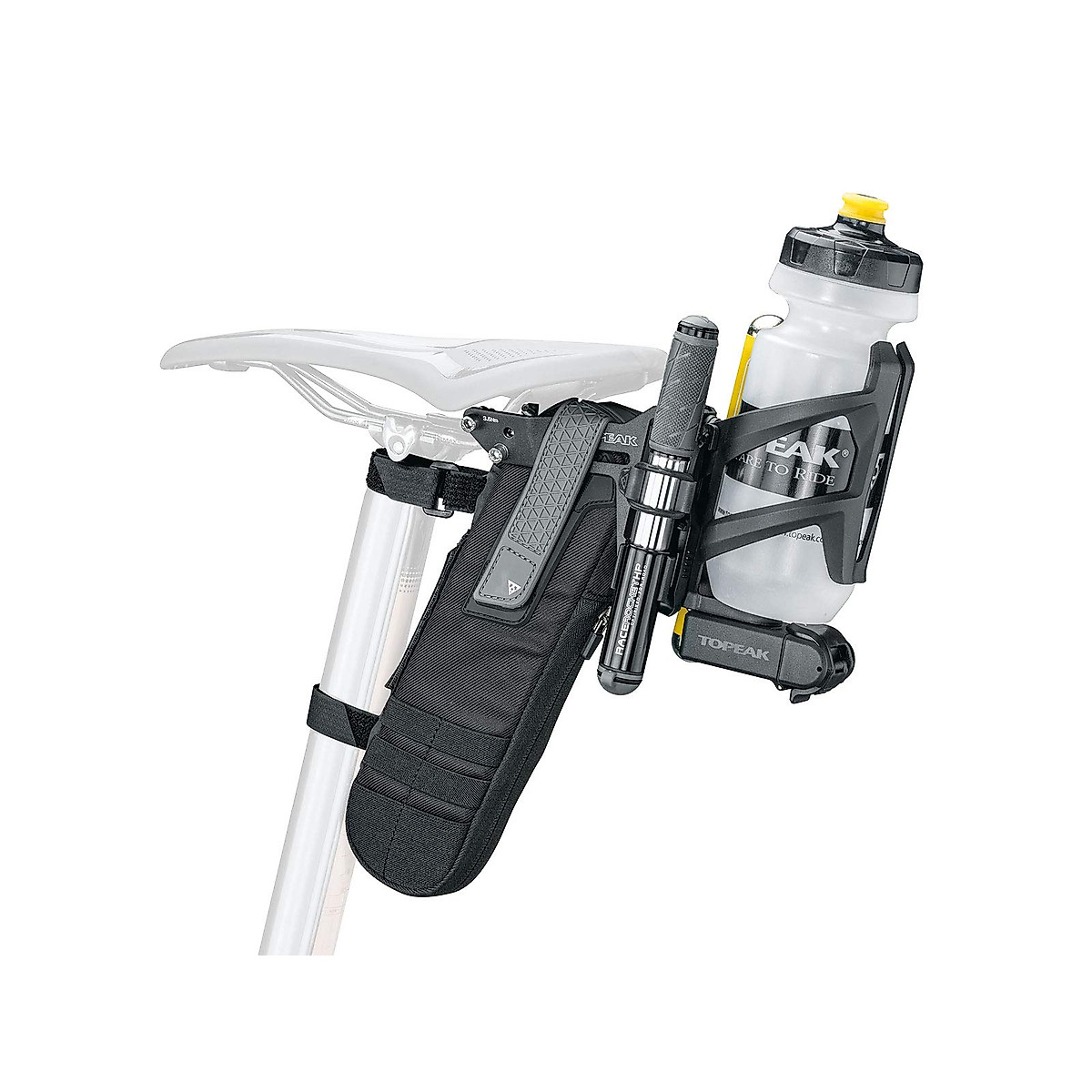 Topeak Tbuelt Elite Tri-Backup Adj Al Saddle MNT Holder