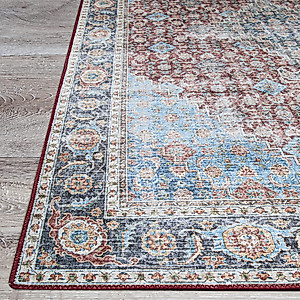 Couristan Pasha Nahavand Area Rug, 9' x 12', Cabernet