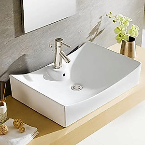 Bathroom Sink Drain with Overflow, Push and Seal Pop Up Drain Stopper Lift Rod, 2 Pack Bathroom Lavatory Vanity Vessel Drain Compatible with Moen, American Standard,Universal Drain Hole,Brushed Nickel