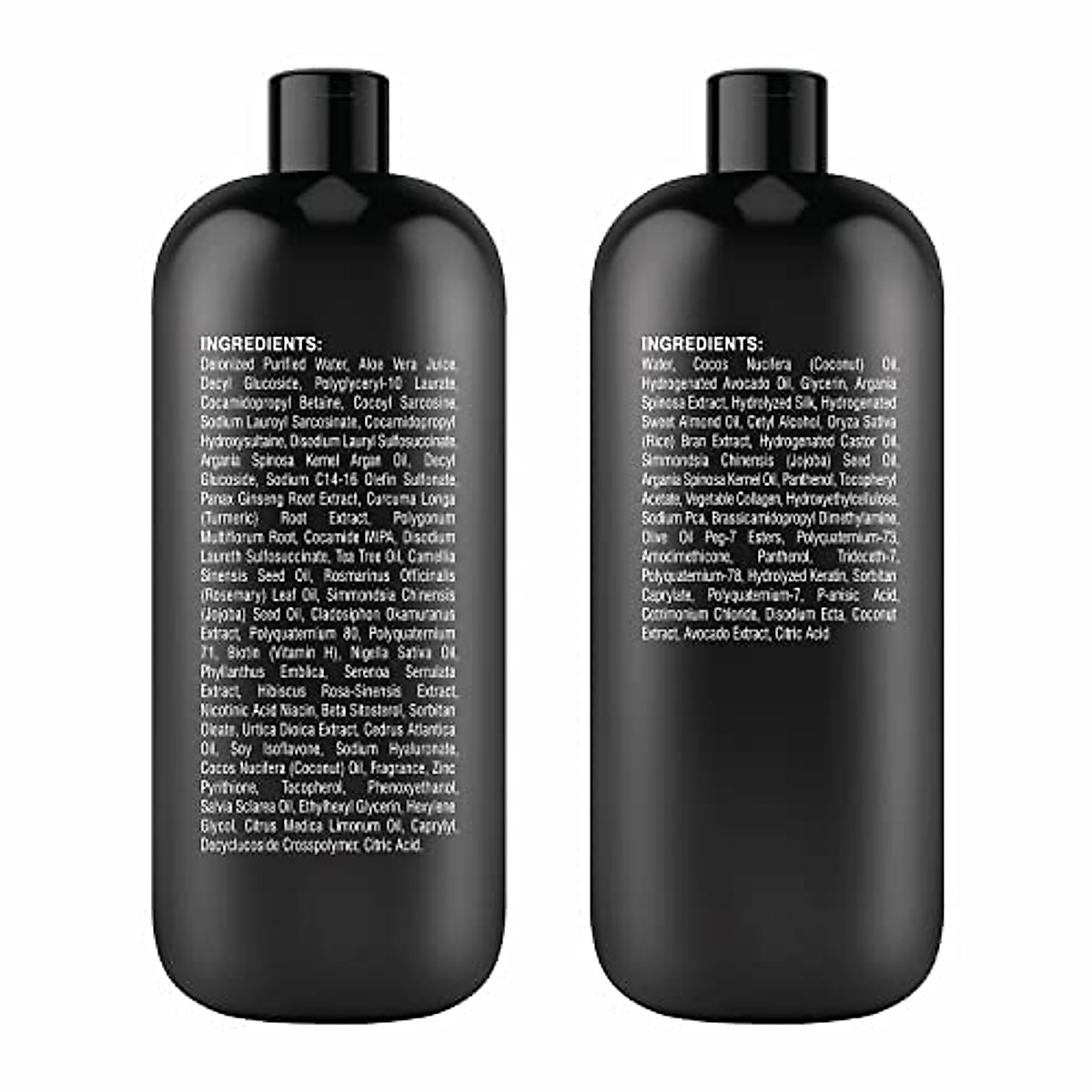 Botanic Hearth Biotin Shampoo and Conditioner with Collagen - Fights Hair Loss & Thinning with Korean Ginseng & Turmeric, Conditioner Promotes Hair Growth with Avocado and Coconut - 16 fl oz x 2